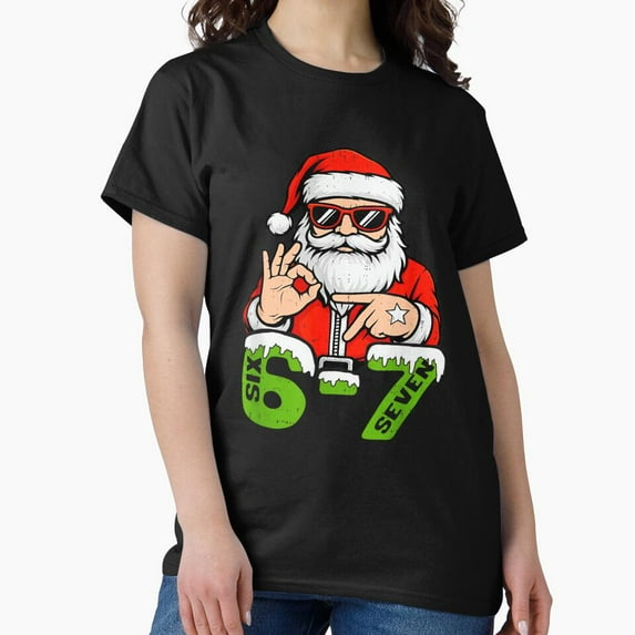 67 Meme Six Seven Holiday Helper Gen Alpha Festive Meme Trend Unisex T ...