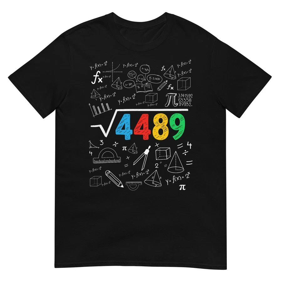 67 Meme Square Root 4489 Slang Six Seven Math Teacher School Humor Tee ...