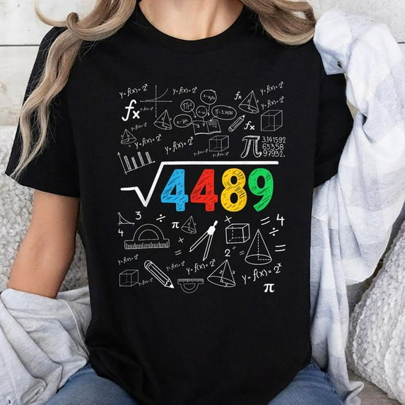 67 Meme Square Root 4489 Slang Six Seven Math Teacher Unisex T-Shirt ...