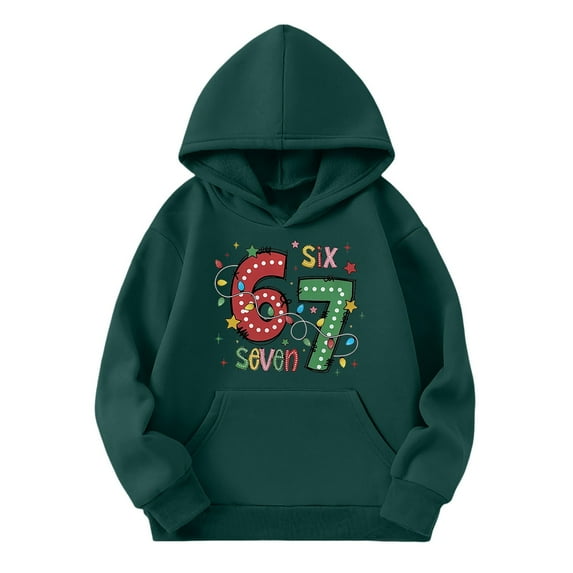 67 Meme Sweatshirt Six Seven Funny 6 7 Numbers Dabbing Teens Boys ...