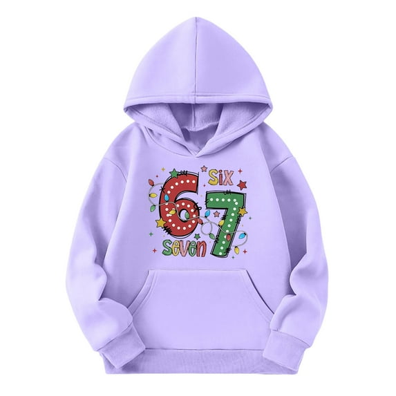 67 Meme Sweatshirt Six Seven Funny 6 7 Numbers Dabbing Teens Boys ...