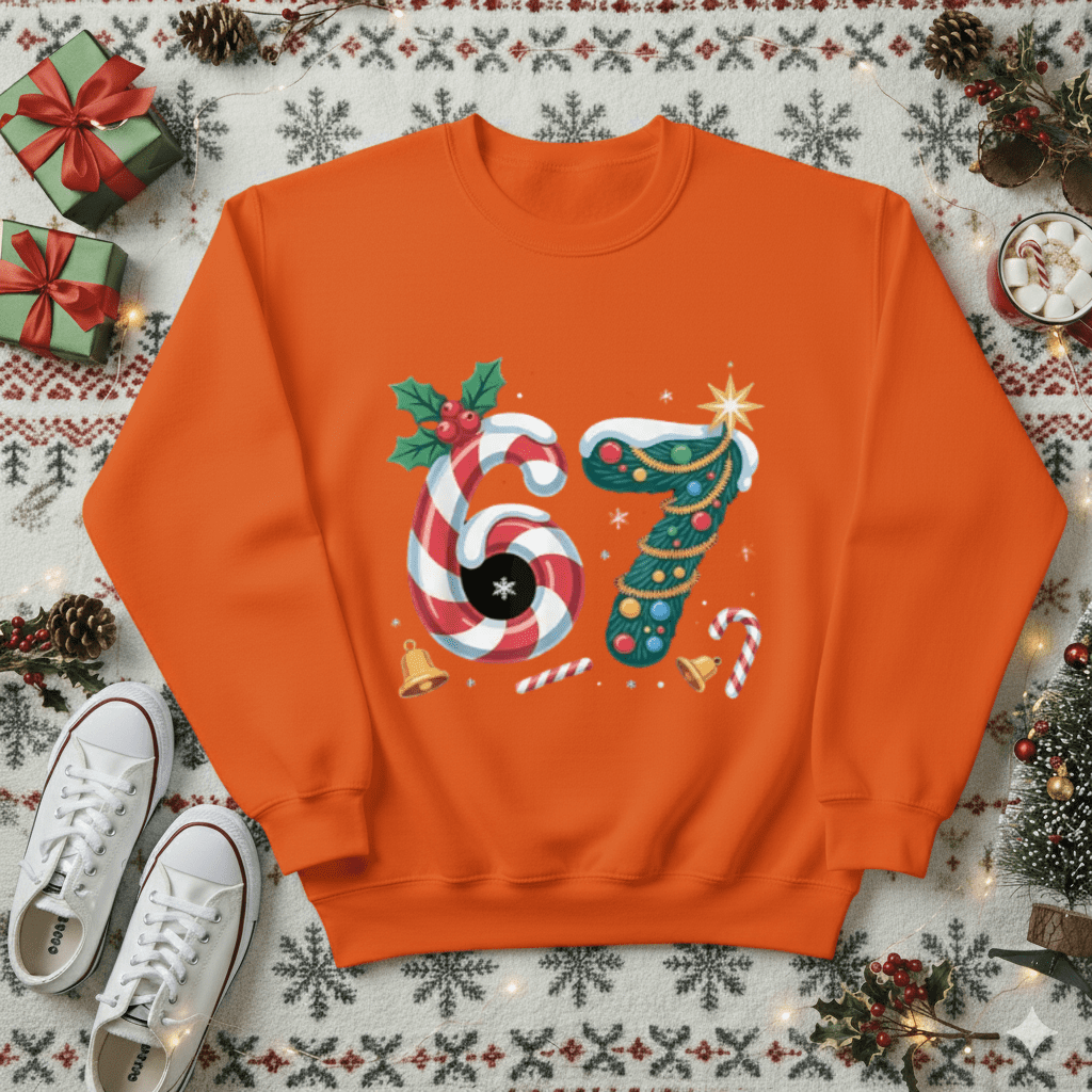 67 Meme Trend Funny Gen Alpha Viral Slang Humor Cool Style Sweatshirt ...