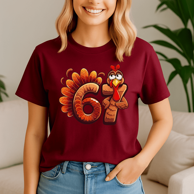 67 Meme Turkey, 67 Thanksgiving Shirt, Turkey Day Tshirt, Holiday Gift ...