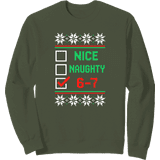 67 Meme Ugly Christmas Sweater Brainrot Nice Naughty 6-7 Unisex ...