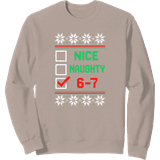 67 Meme Ugly Christmas Sweater Brainrot Nice Naughty 6-7 Unisex ...