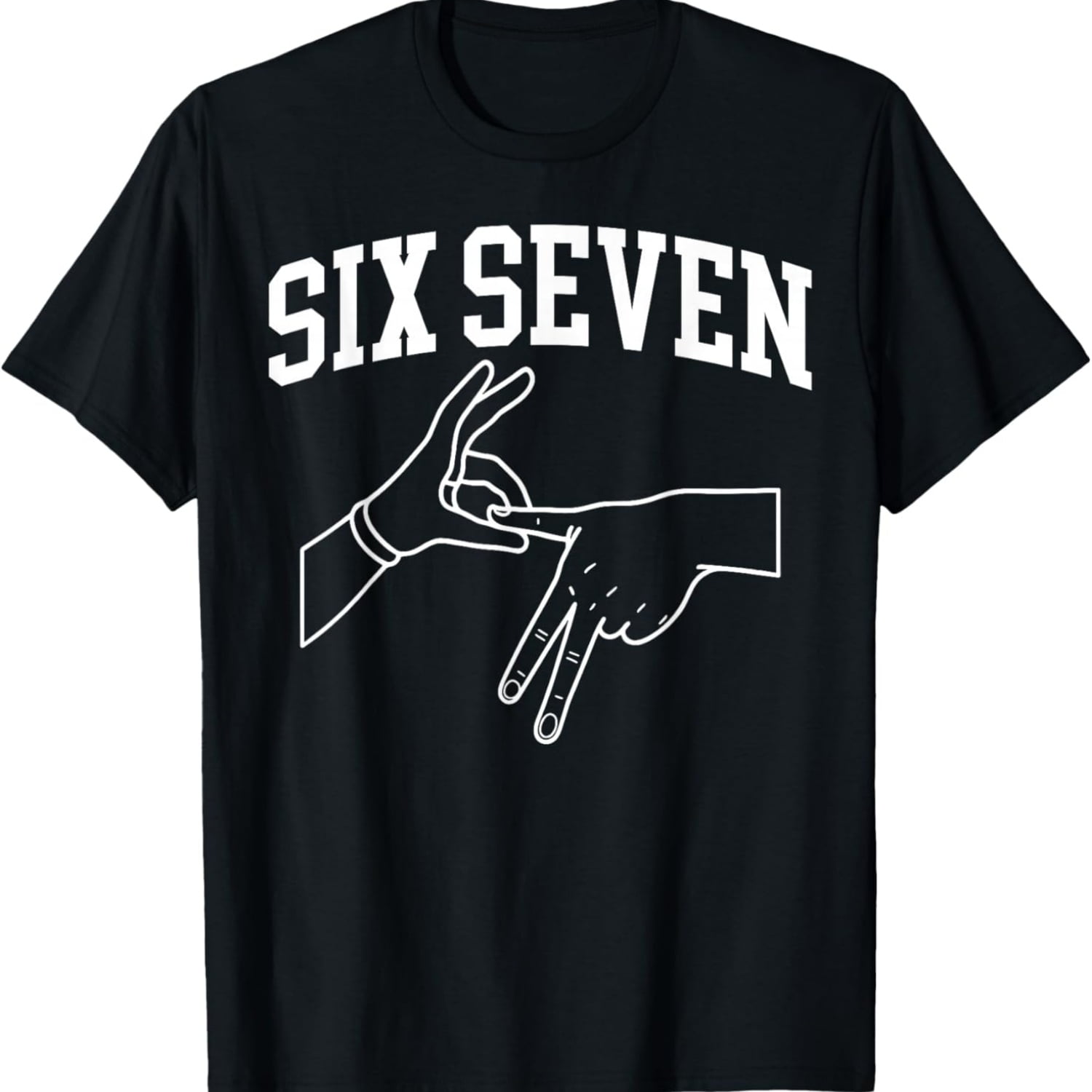 67 Meme d Sign Language Six Seven Gen Alpha Slang T-Shirt - Walmart.com