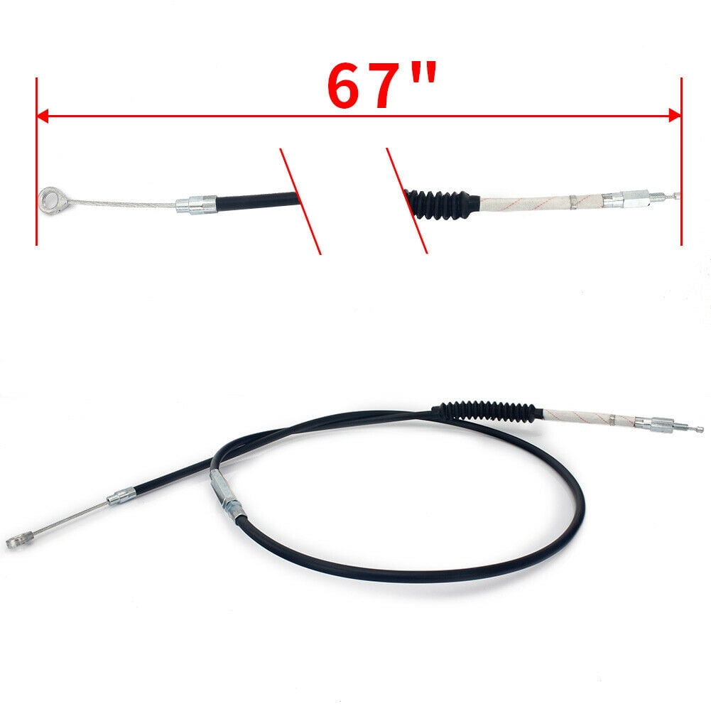 67" PVC Clutch Cable for Harley Road King Glide FXDB FXD Softail Fatboy ...