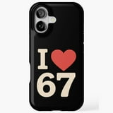 67 Retro Meme Varsity Number Y2K Aesthetic Art iPhone Case 17 11 12 13 ...