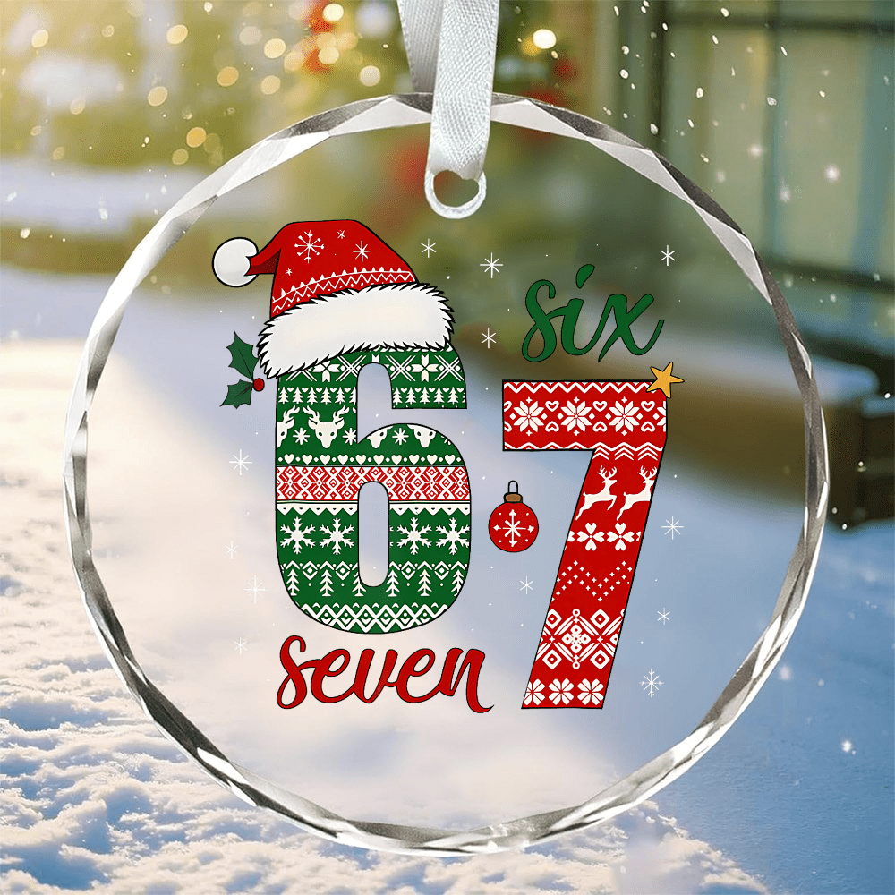 67 Santa Brainrot For Boys Teens Ornament Home Decoration, Crystal ...