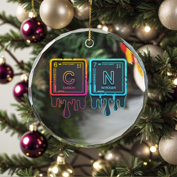 67 Science Chemistry Teacher Periodic Table Lover Ornament, Crystal ...