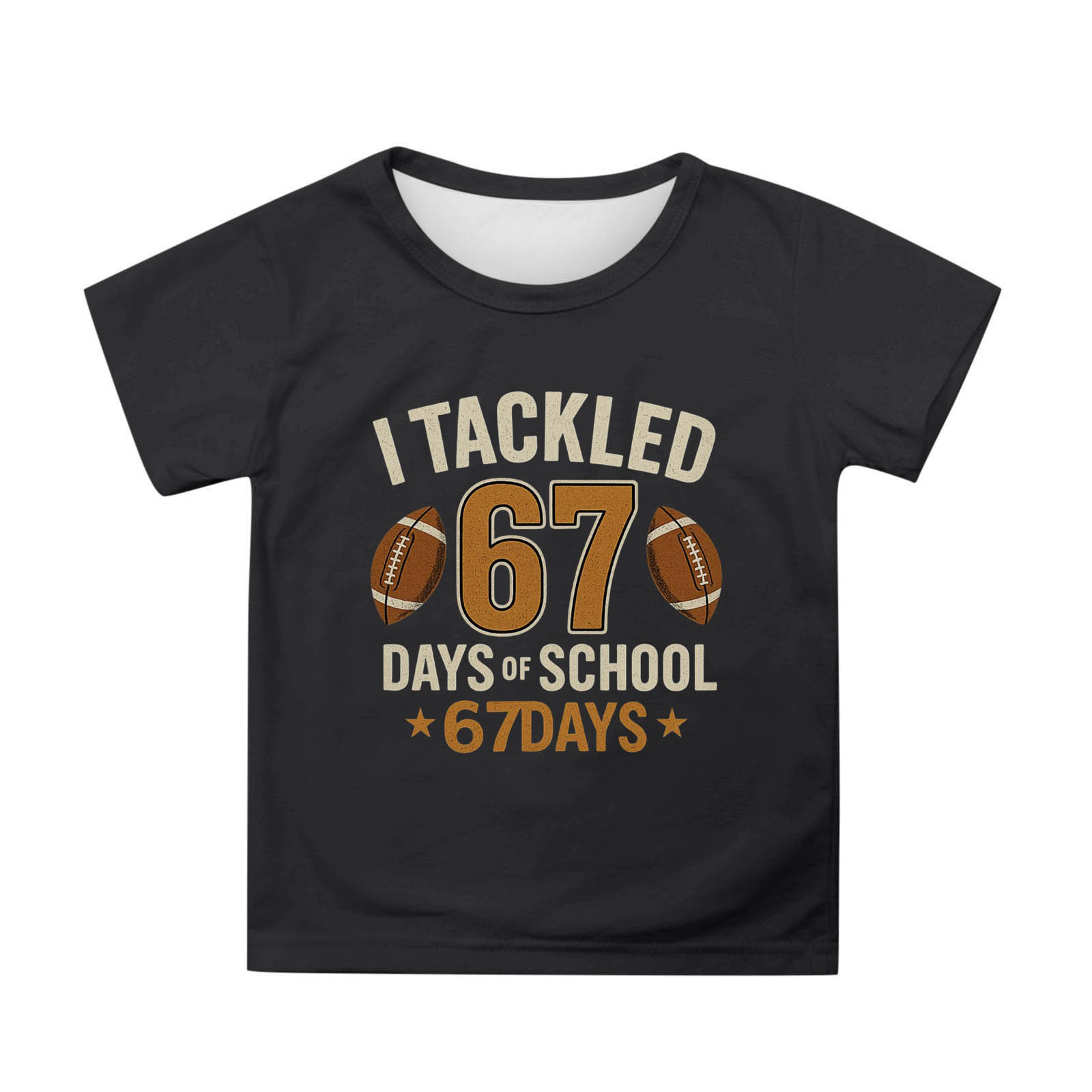 67 Shirt Girls , Kids Tshirt Crew Neck Short Sleeve Tops 6 7 Meme ...