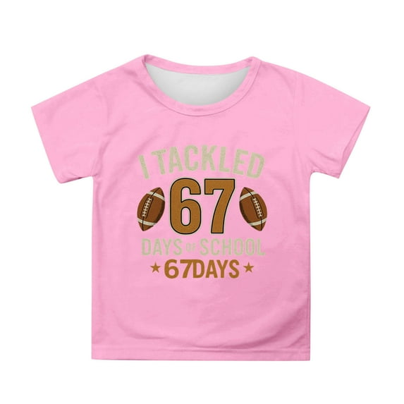 67 Shirt Girls , Kids Tshirts Boys Crew Neck Y2k T Shirt Short Sleeve 6 ...