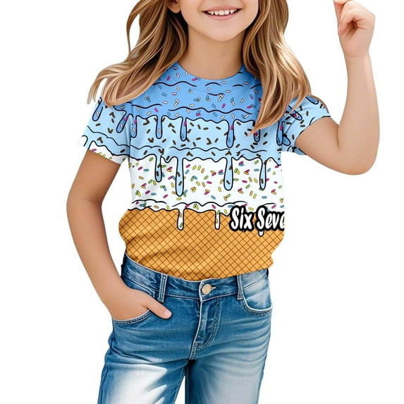 67 Shirt Kids , Toddler T Shirt Crewneck Short Sleeve 6 7 Meme Holiday ...