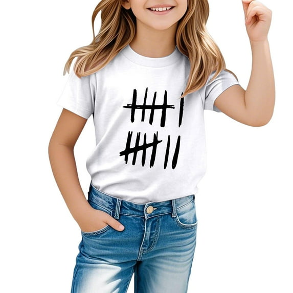 67 Shirt White , T Shirts for Kids Boys Crewneck Short Sleeve 6 7 Meme ...