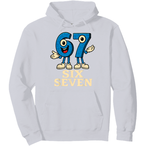 67 Six Seven 6-7 - Funny Italian Brainrot Kids Gaming Meme Hoodie ,Full Sizes S-5XL - Walmart.com