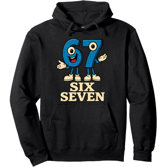 67 Six Seven 6-7 - Funny Italian Brainrot Kids Gaming Meme T-Shirt ...