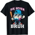 67 Six Seven Baseball Ice Cream Drip Number 67 Player T-Shirt - Walmart.com