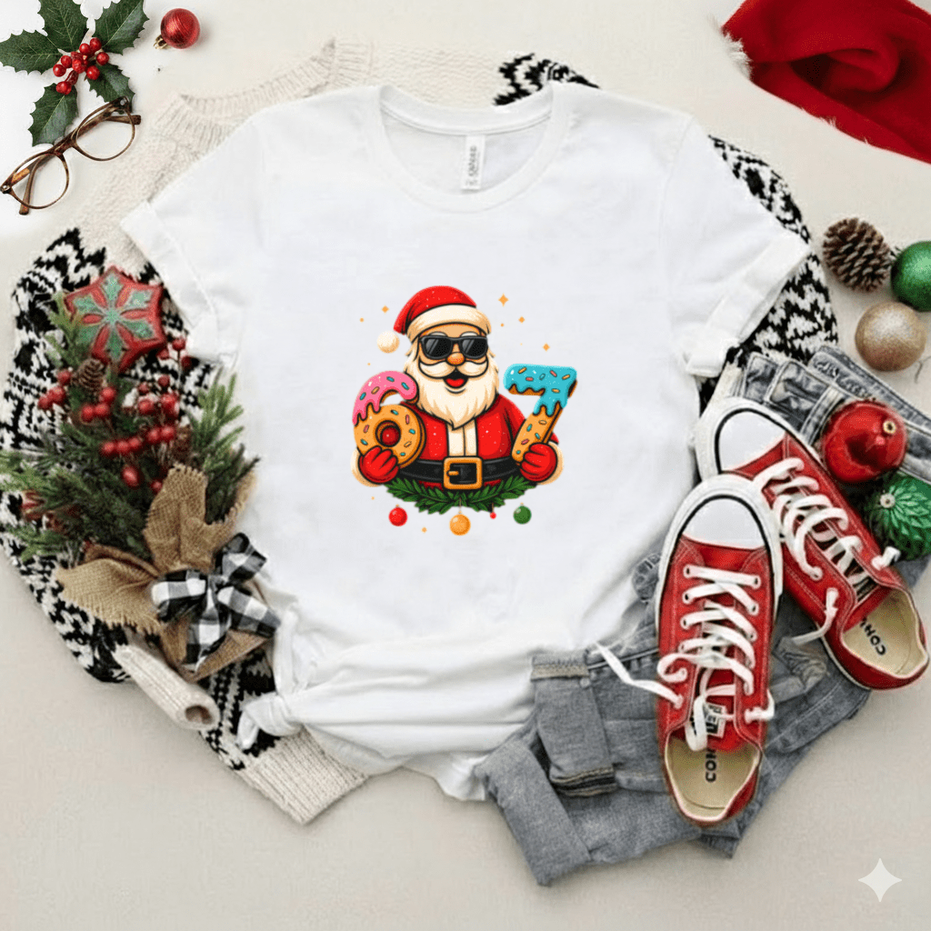 67 Six Seven Candy Cane Holiday Hat Kids Meme Festive Unisex T-Shirt up ...