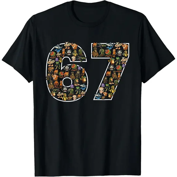 67 Six Seven Italian Brainrot Gen Alpha Meme T-Shirt - Walmart.com