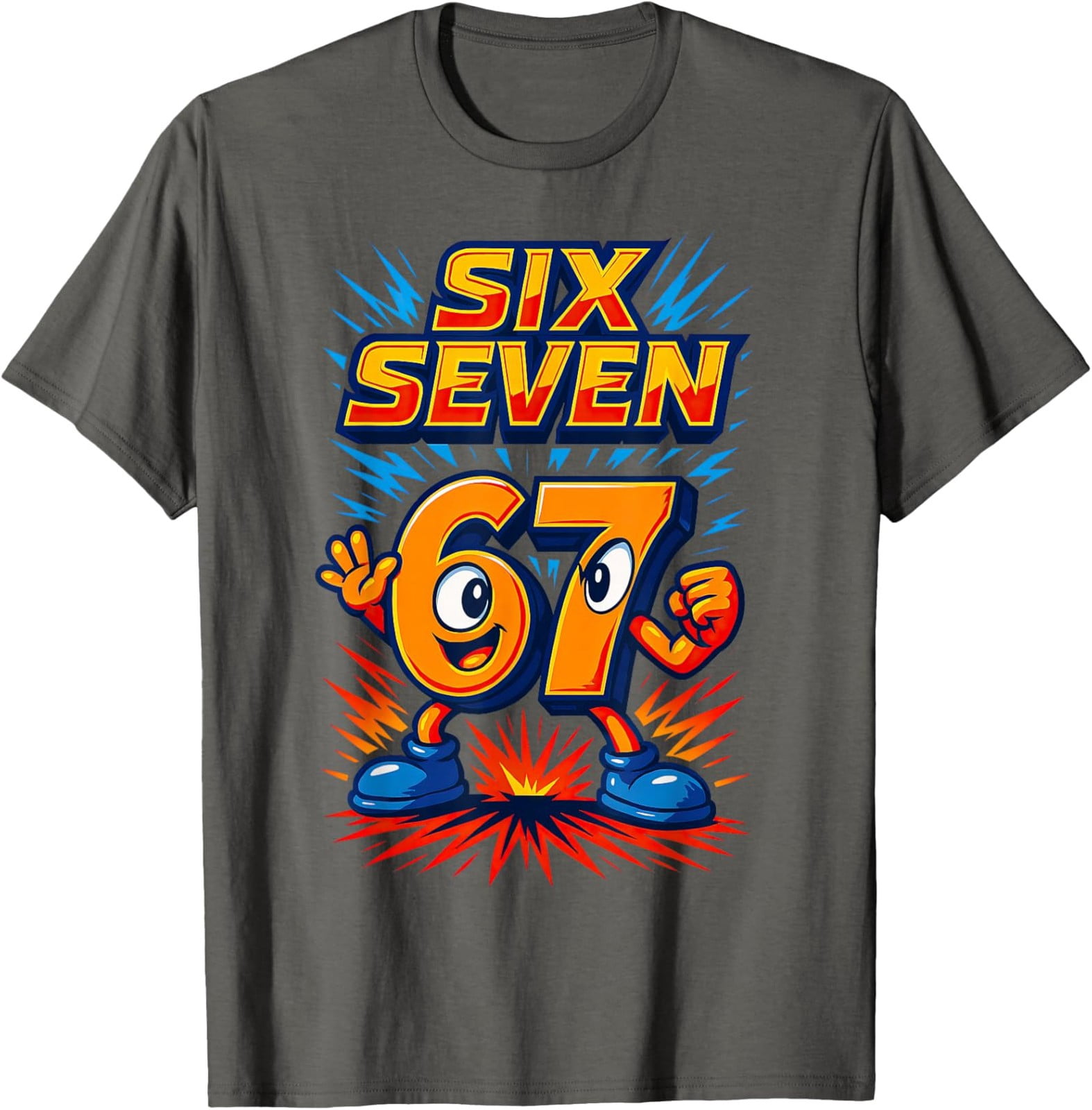 67 Six Seven Italian Brainrot T-Shirt - Walmart.com