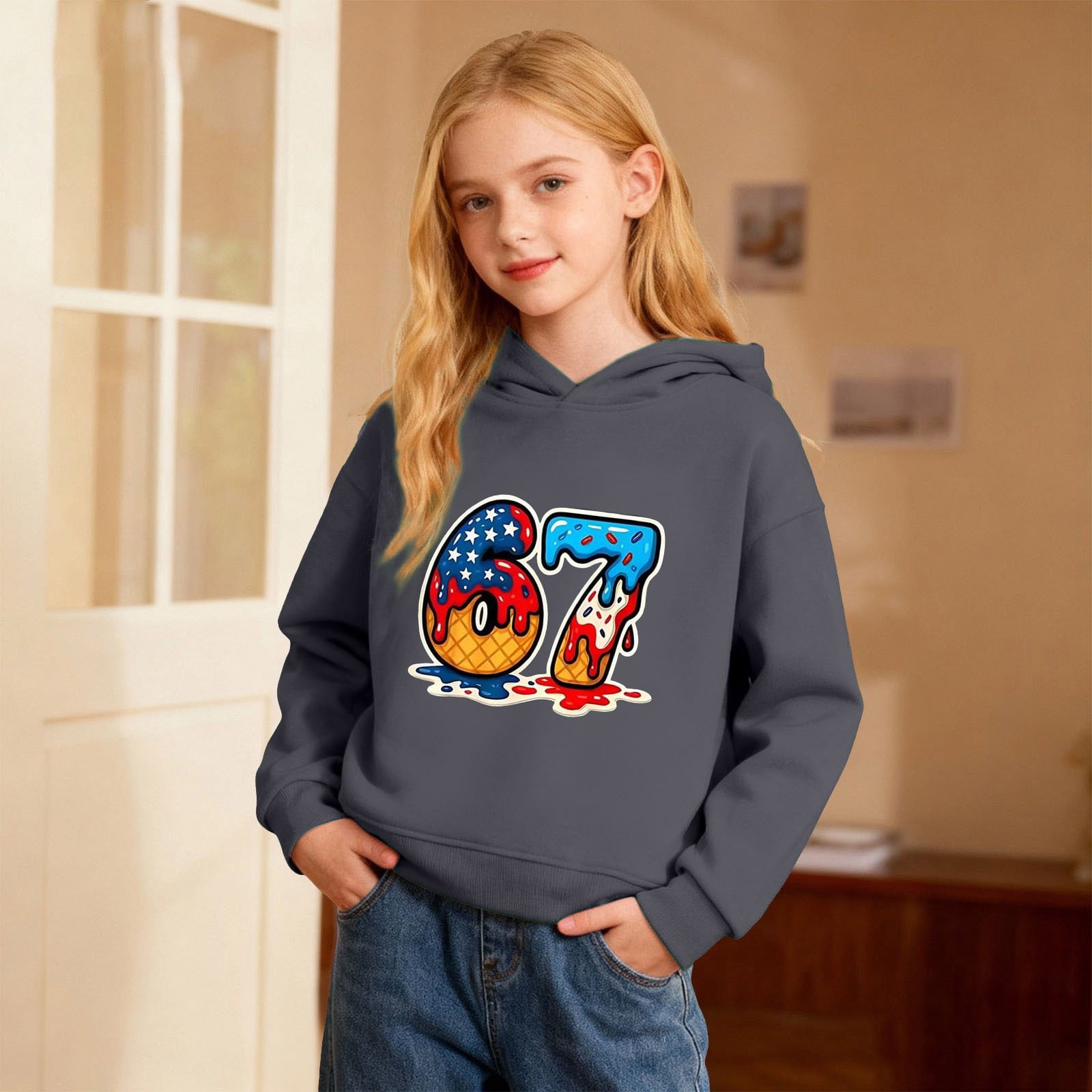 67 Six Seven Letter Hoodies Sweatshirts For Kids Hoodies Sweatshirts ...