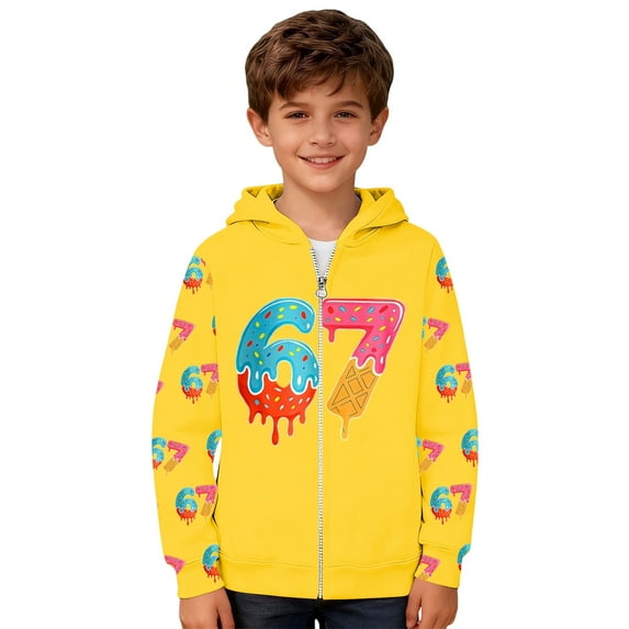 67 Six Seven Letter Hoodies Sweatshirts For Kids Hoodies Sweatshirts ...