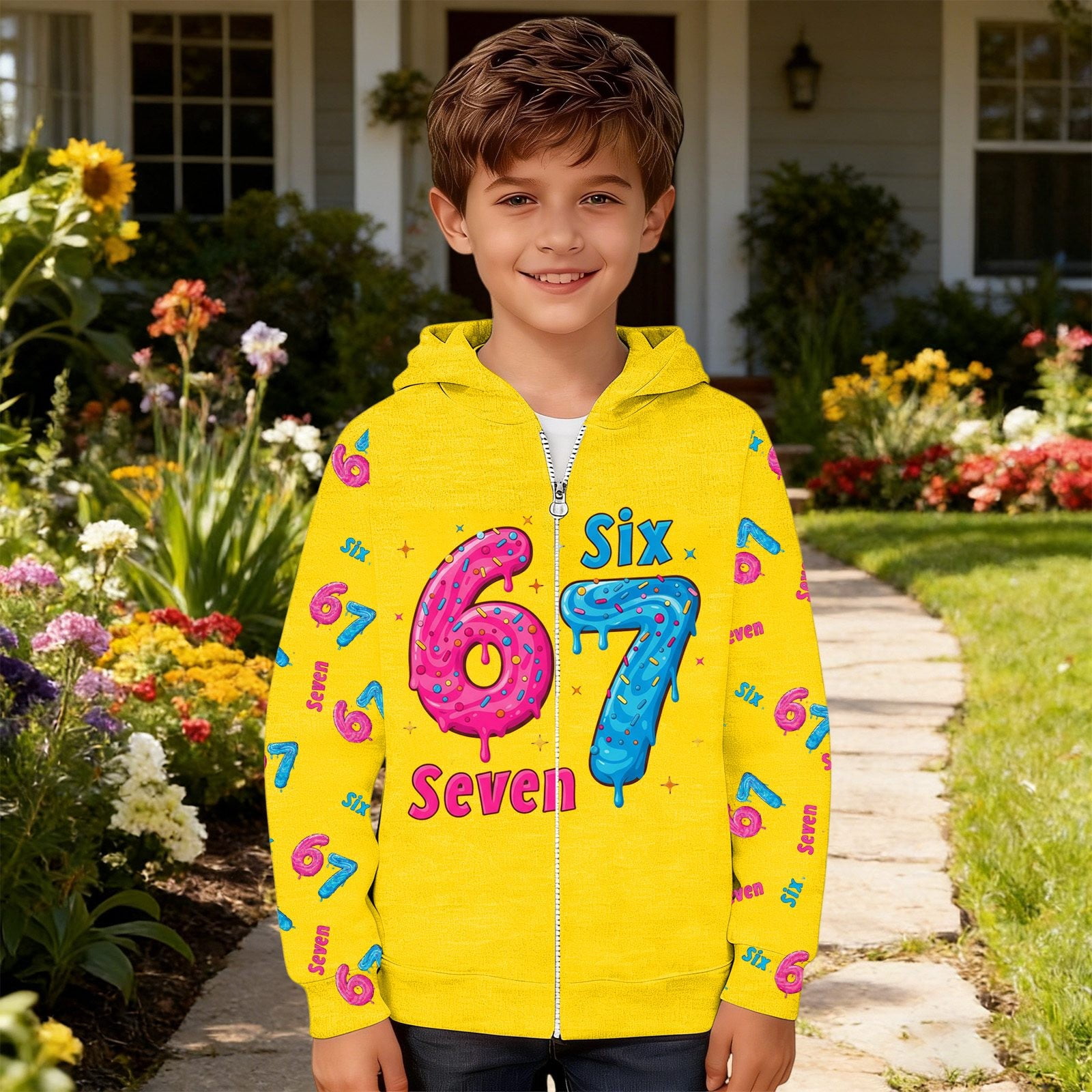 67 Six Seven Letter Hoodies Sweatshirts For Kids Hoodies Sweatshirts ...