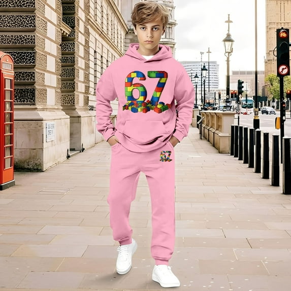 67 Six Seven Letter Outfits Set For Kids Outfits Set Casual Boys ...