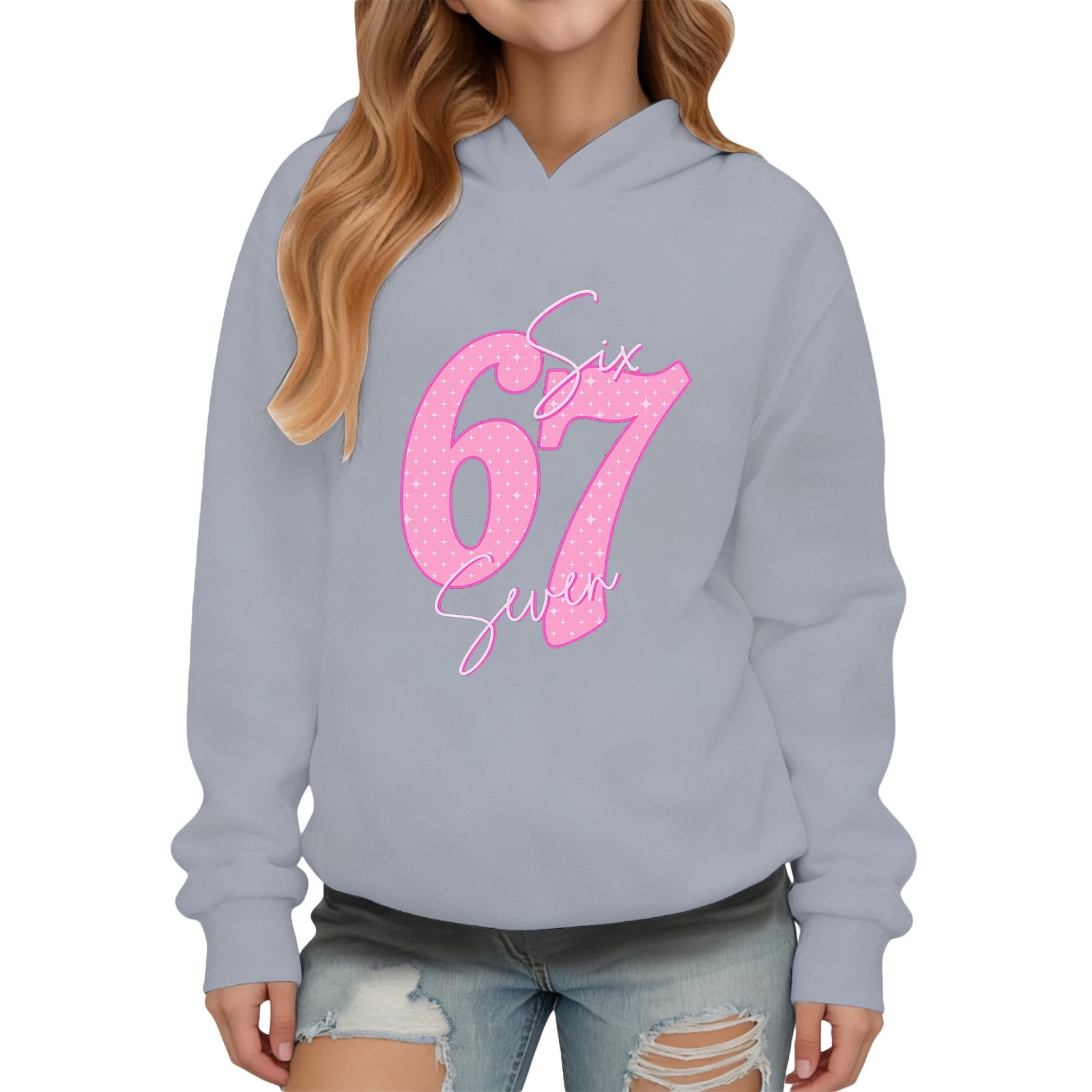 67 Six Seven Letter Sweatshirts For Kids Hoodies Sweatshirts Casual ...