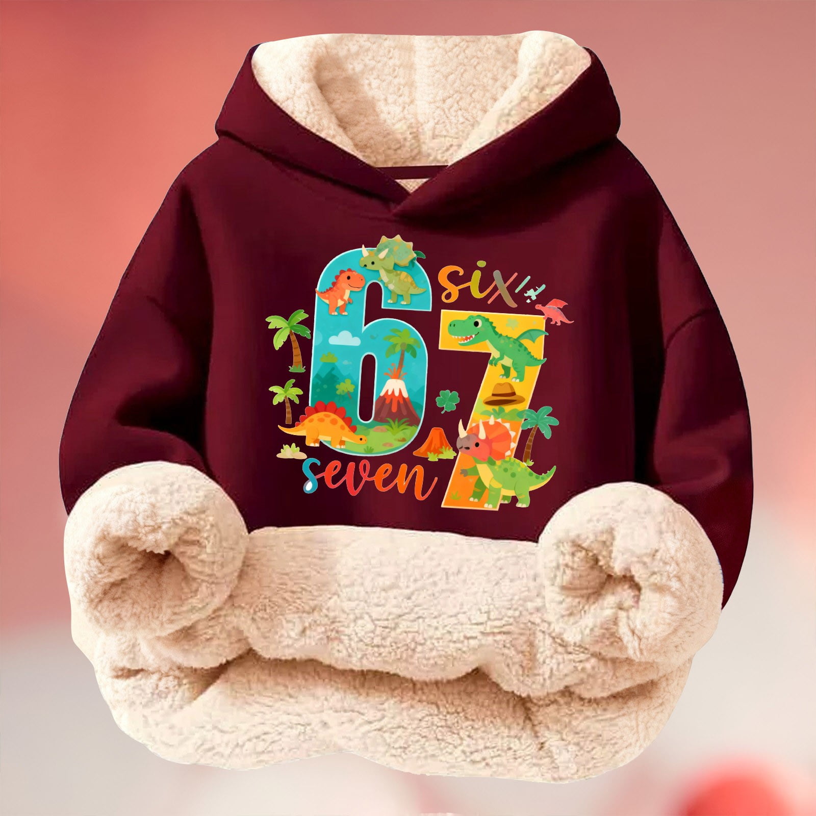 67 Six Seven Letter Sweatshirts For Kids Hoodies Sweatshirts Casual ...