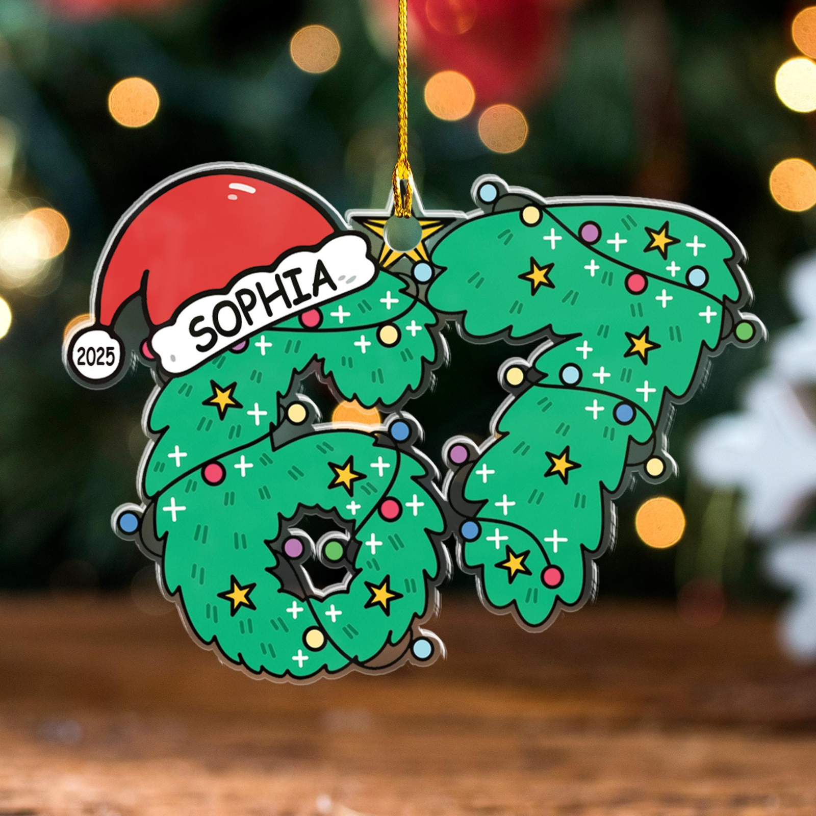 67 Six Seven Meme Acrylic Christmas Ornament - Funny Internet Saying ...