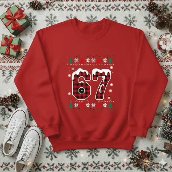 67 Six Seven Meme Brainrot Funny Cringe Humor Gen Alpha Sweatshirt, up ...