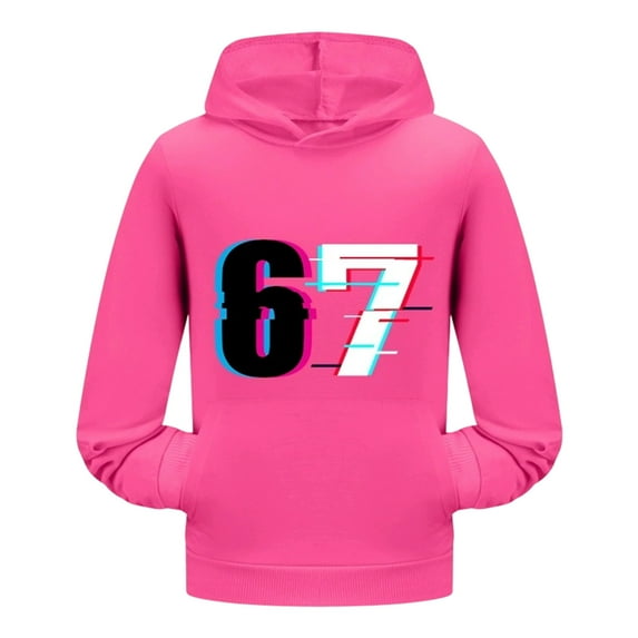 67 Six-Seven Meme Hoodies for Girls & Boys Casual Cozy Soft 6 7 Hooded ...