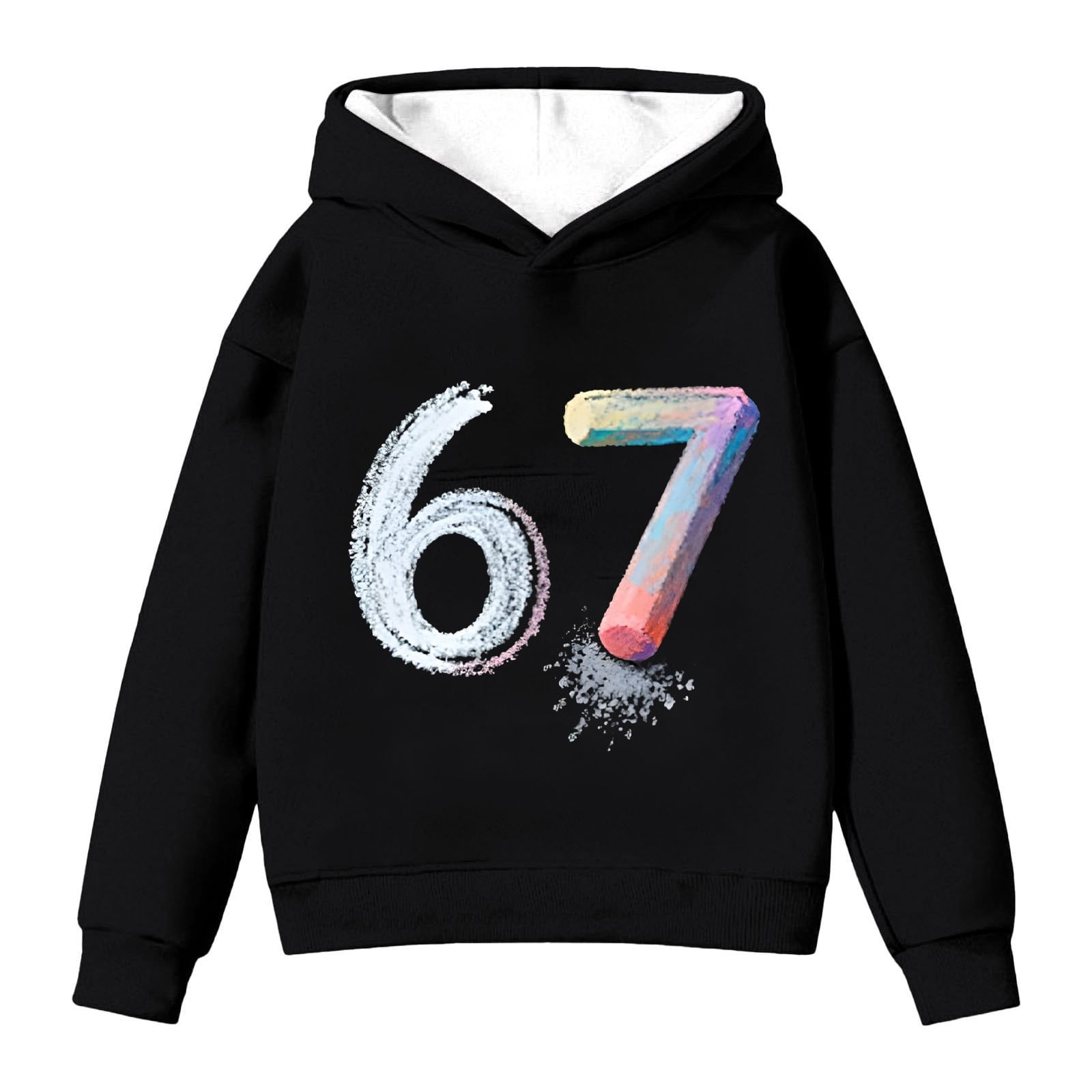67 Six-Seven Meme Hoodies for Girls & Boys Trendy Cozy Soft 6 7 Hooded ...