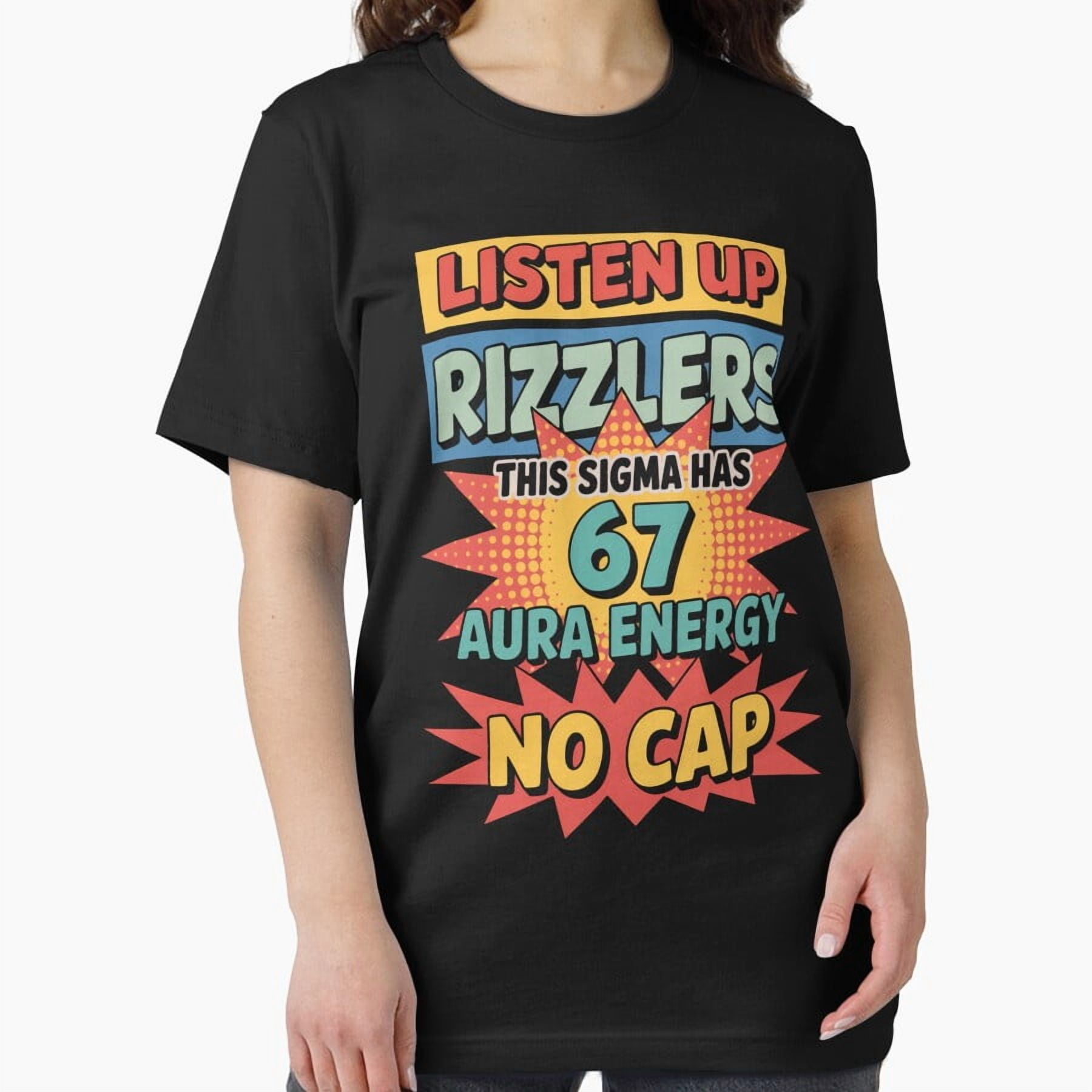 67 Six Seven Sigma Rizzlers Meme Trend Funny Holiday Viral Unisex T ...