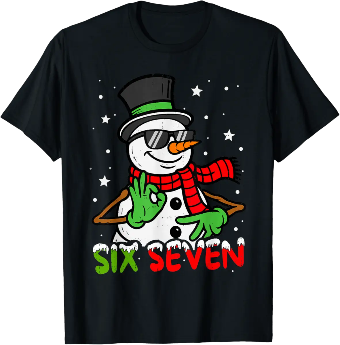 67 Six Seven Snowman Gen Z Alpha T-Shirt - Walmart.com