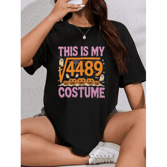 67 Six Seven Square Root 4489 Slang Halloween Math Meme Unisex T-Shirt ...