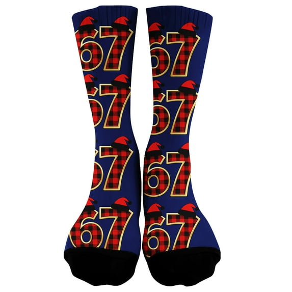 67 Socks Funny Ice Cream Drip 67 Meme Funny Six Seven Socks Funny ...