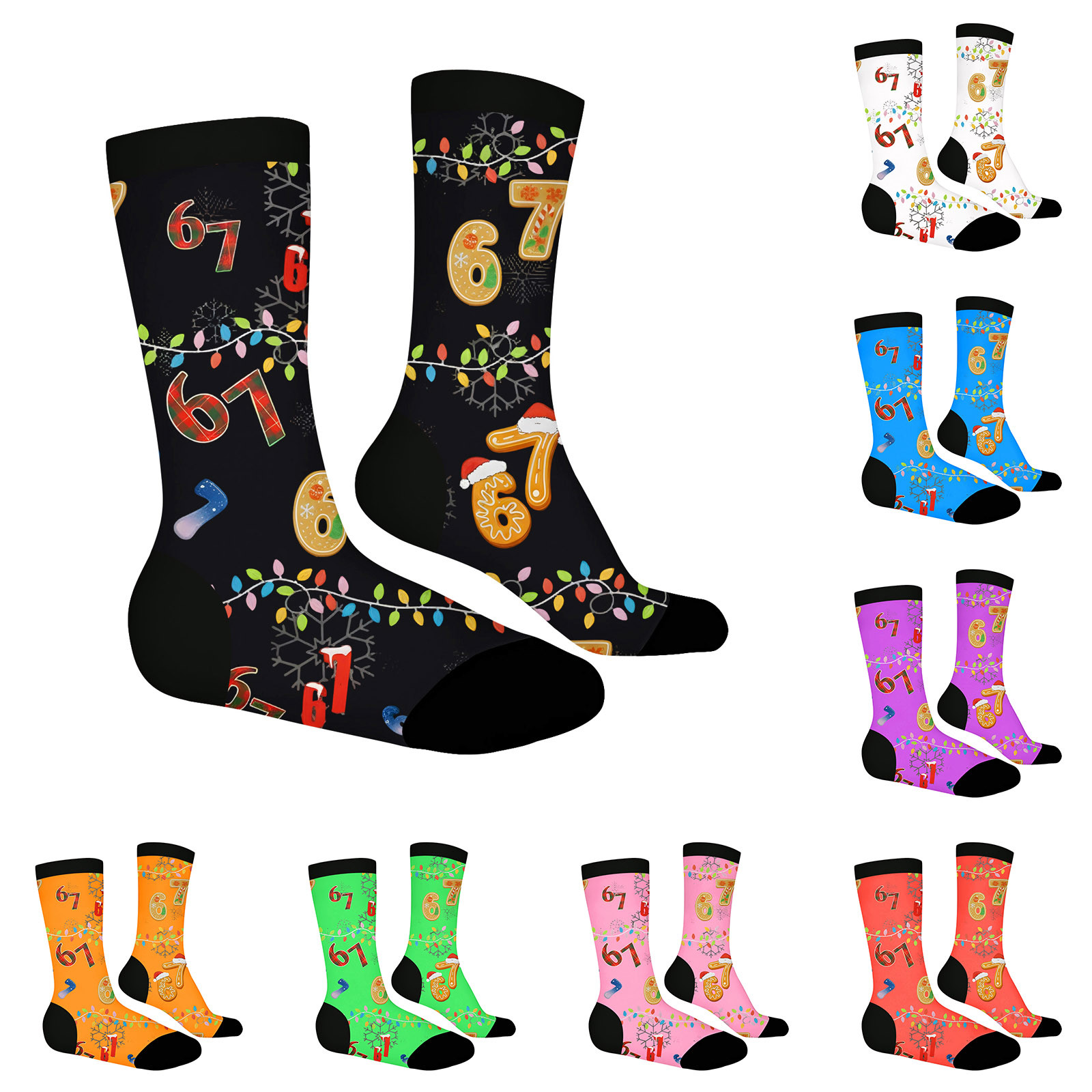 67 Socks Ice Cream Drip 6 7 Meme Funny Six Seven Design Funny Gifts for ...