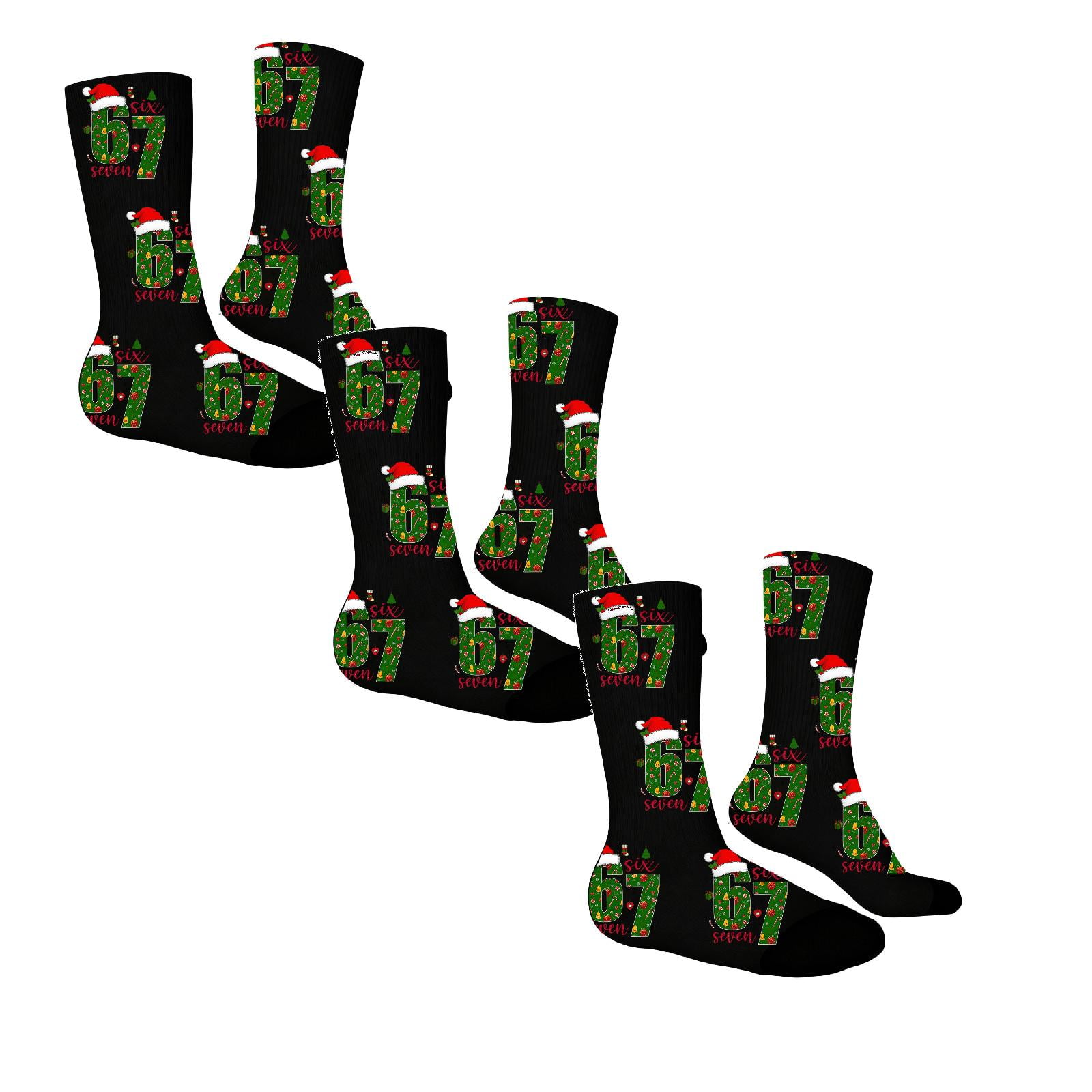 67 Socks Ice Themed Kids Socks For Ages 7 12 Soft Crew Socks With Cute ...