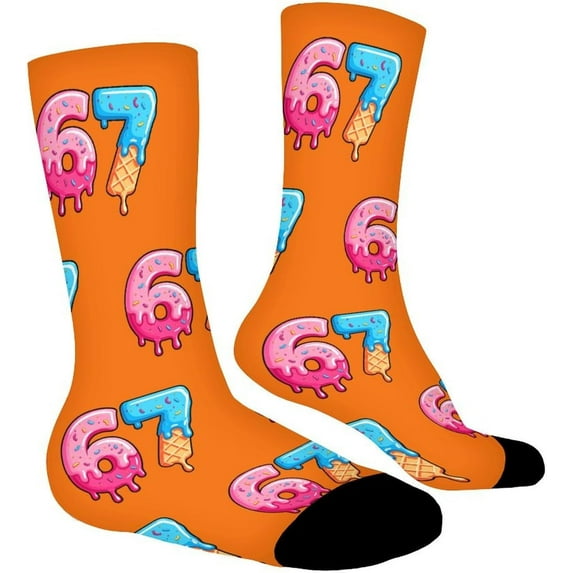 67 Socks Kids Christmas,67 Socks Ice Cream,6 7 Meme Novelty Six Seven ...