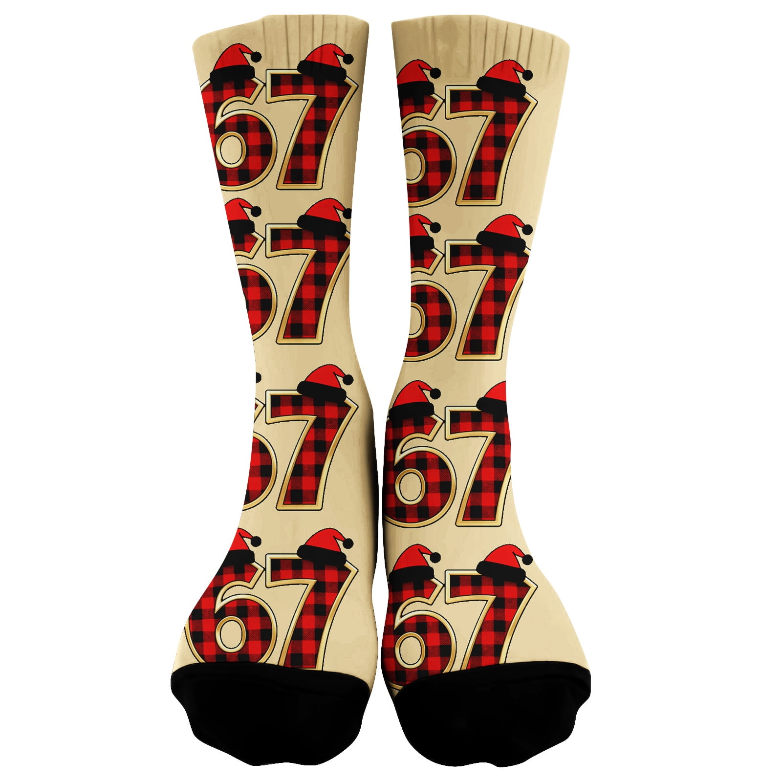 67 Stocking Stuffers Ice Cream Drip 67 Meme Funny Six Seven Socks Funny Number Half Calf 67 ...