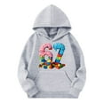 67 Sweatshirt Kids,Girls Cute Cartoon Ice Cream Print Hooded Sweatshirt ...