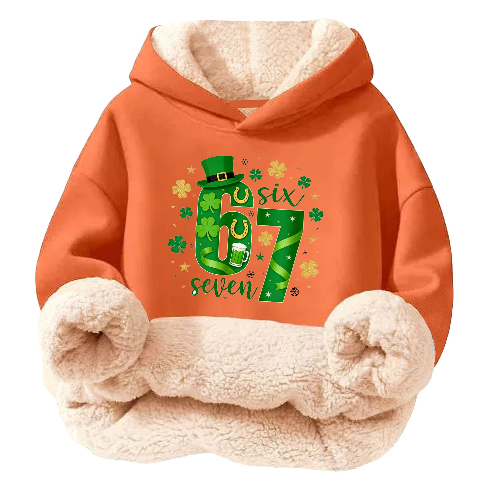 67 Sweatshirt Kids,Graphic Print Hoodie Colorful Cartoon Pullover Soft ...