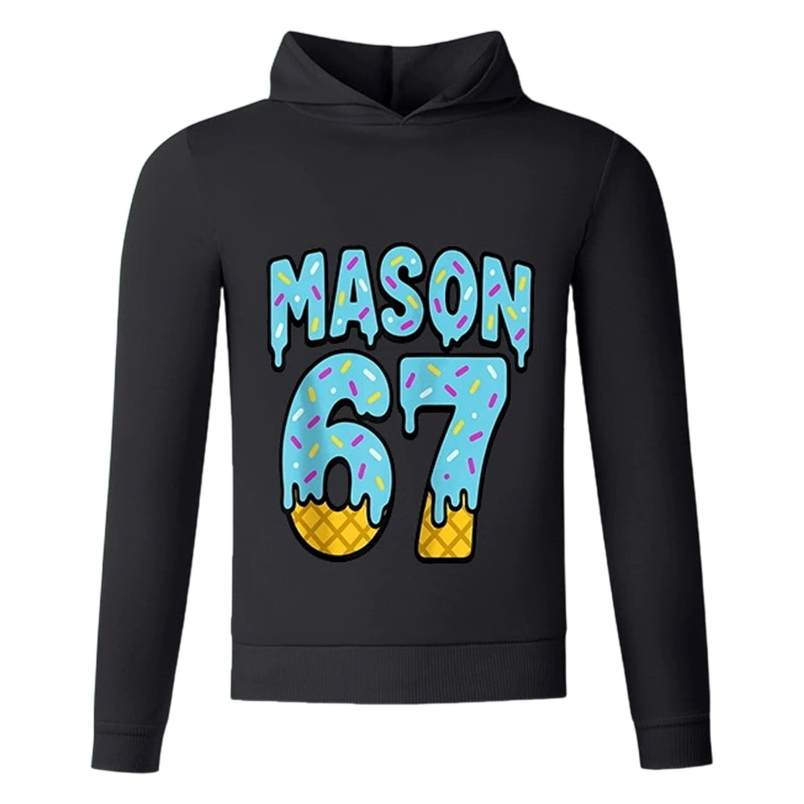 67 Sweatshirt Kids Loose Preppy Comfortable 6 7 Meme Sweatshirts Saint ...