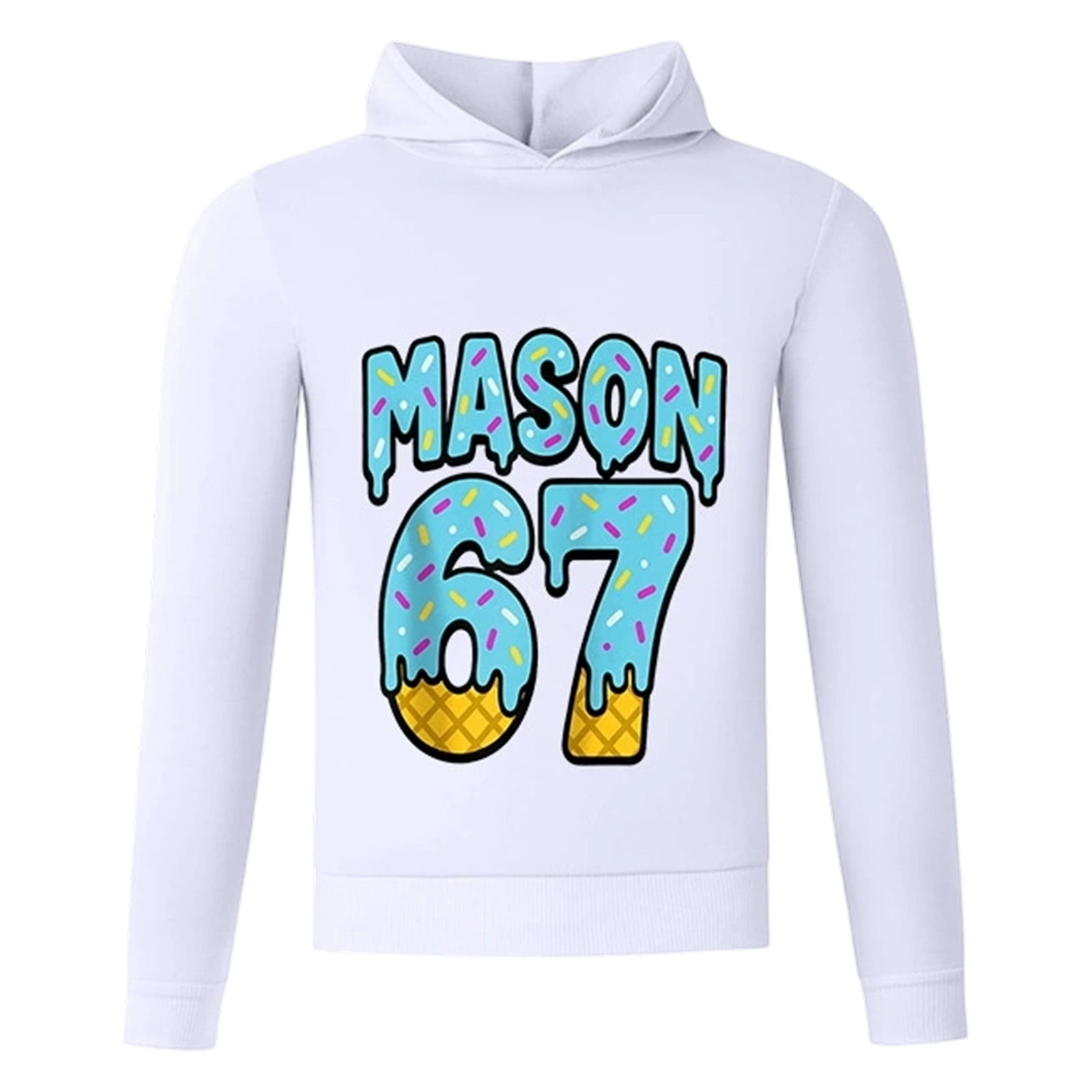 67 Sweatshirt Kids Trendy Ultra-Soft 6 7 Hooded Sweatshirts Valentine's ...