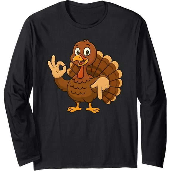 67 Thanksgiving Turkey Brainrot Meme Long Sleeve T-Shirt - Walmart.com