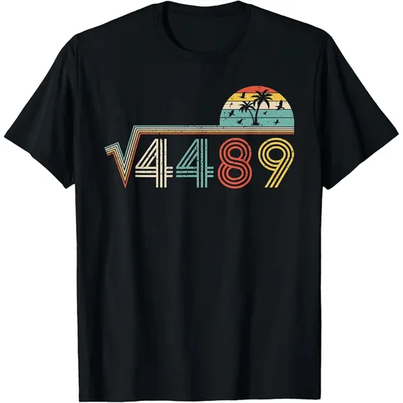 67 Vintage Meme Square Root 4489 Slang Math Teacher T-Shirt - Walmart.com