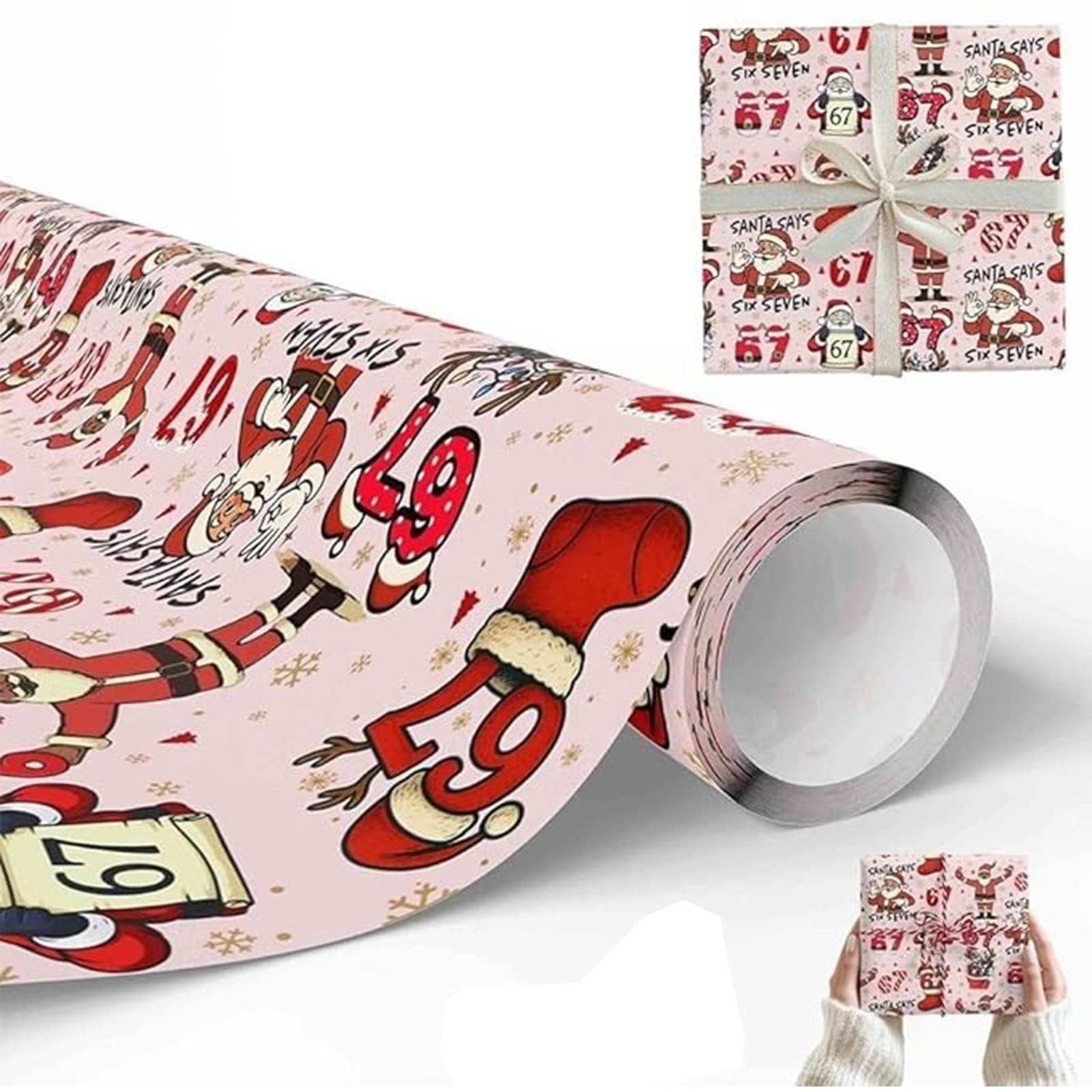 67 Wrapping Paper, Unique Funny Six Seven Wrapping Paper, Wide Small ...