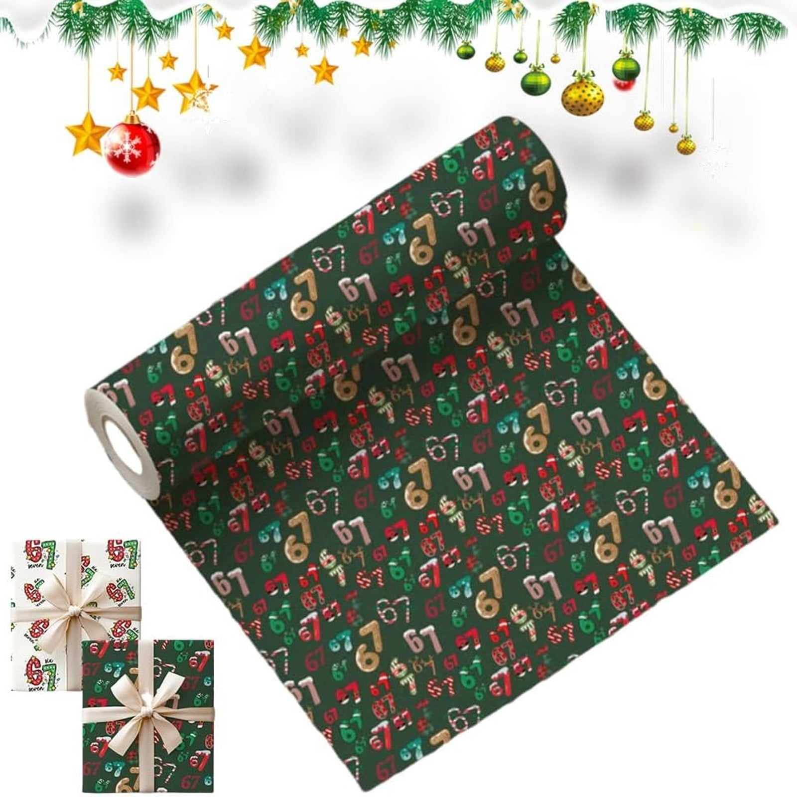 67 Wrapping Paper, Unique Funny Six Seven Wrapping Paper, Wide Small ...